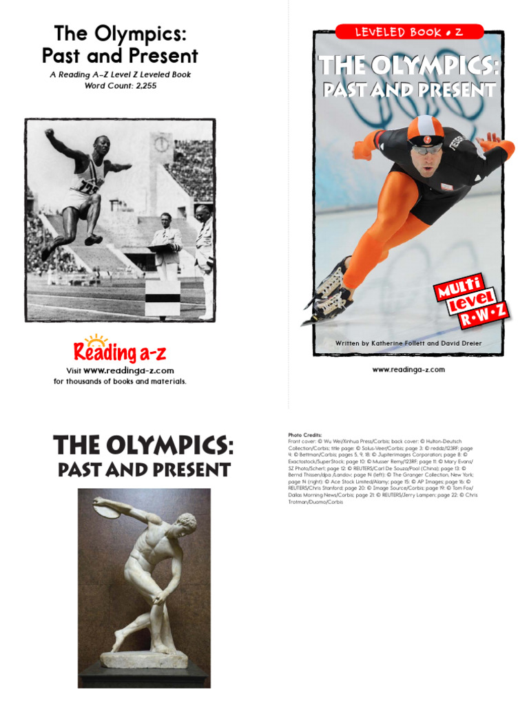 Z The Olympics Past and Present | PDF | Olympic Games | Ancient Greece