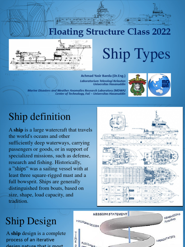 FloatingStructure1Class2022 #1 ShipTypes | PDF | Ships | Watercraft