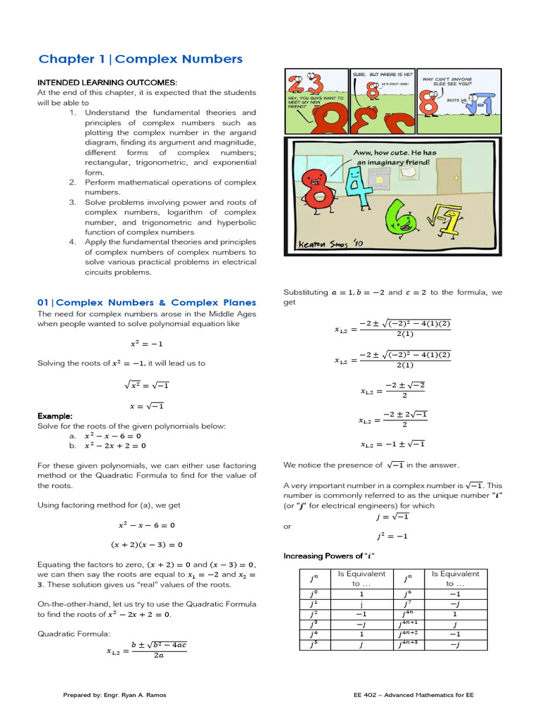 Module 1 1 | PDF | Complex Number | Quadratic Equation