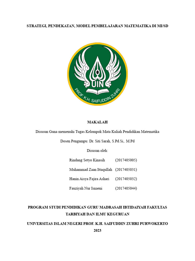 Kel 1 MTK Wis Rampung | PDF | Seni