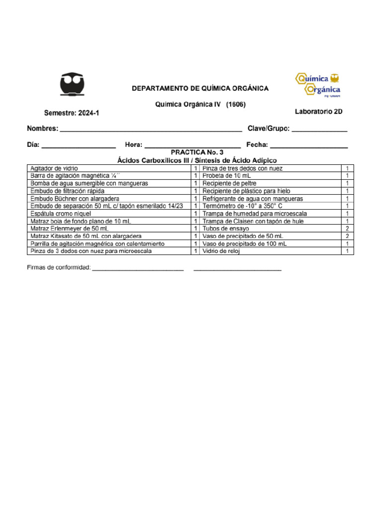 Previo Ácido Adípico | PDF | Ciencia y matemáticas