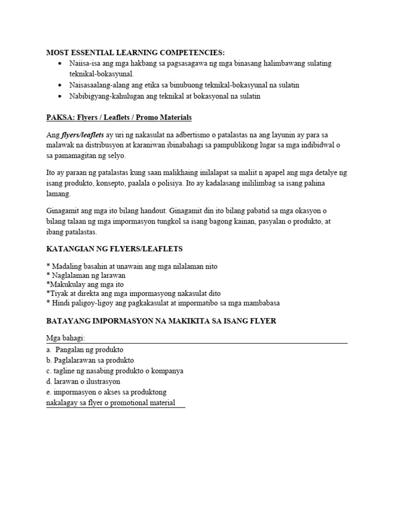 Leaflets o Flyers - 115800 | PDF