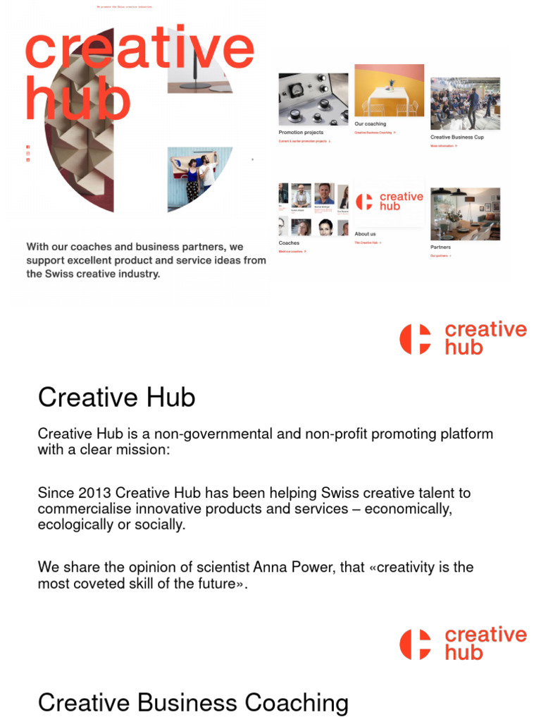 Supporting Swiss Creative Talent | PDF