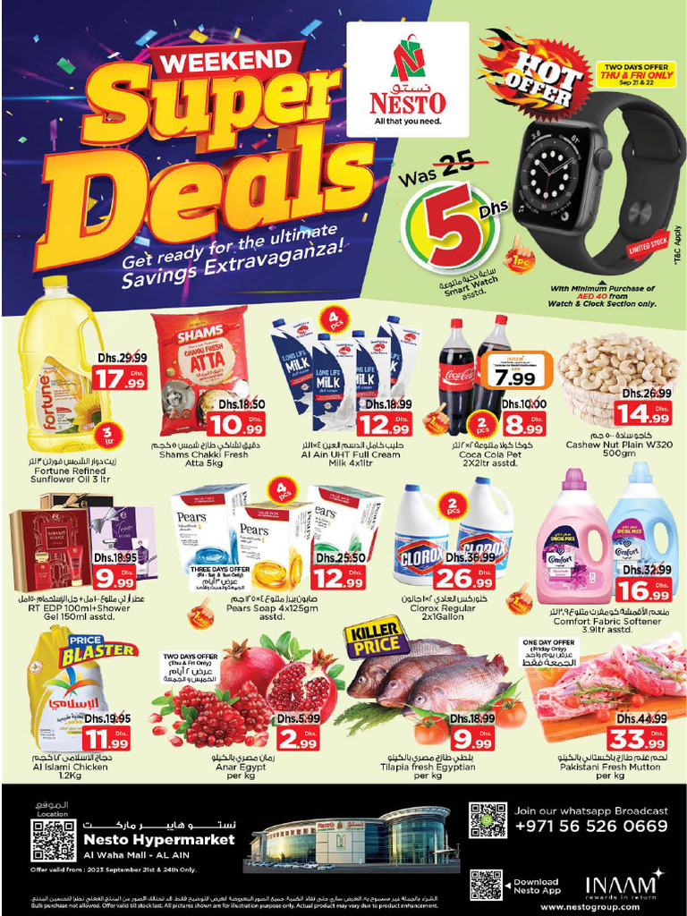 Nesto Hypermarket - Al Ain - WEEKEND SUPER DEALS. | PDF