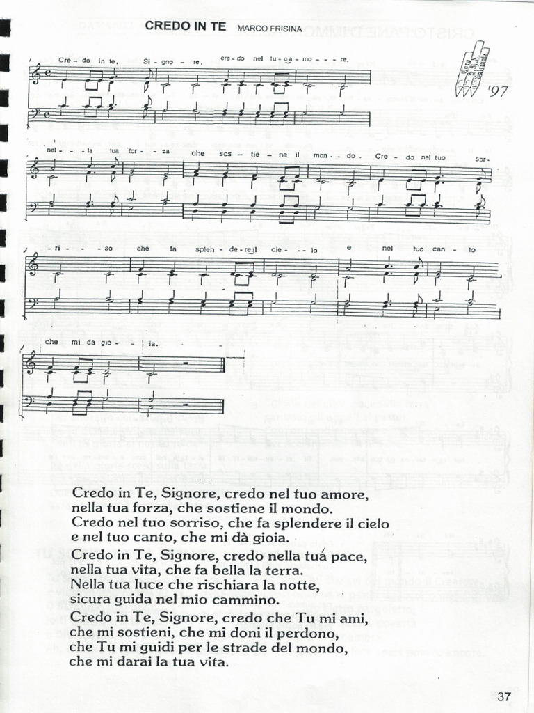 Credo in Te | PDF