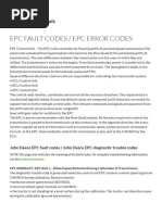 Error Codes - DEUTZ EMR3 | PDF | Throttle | Relay