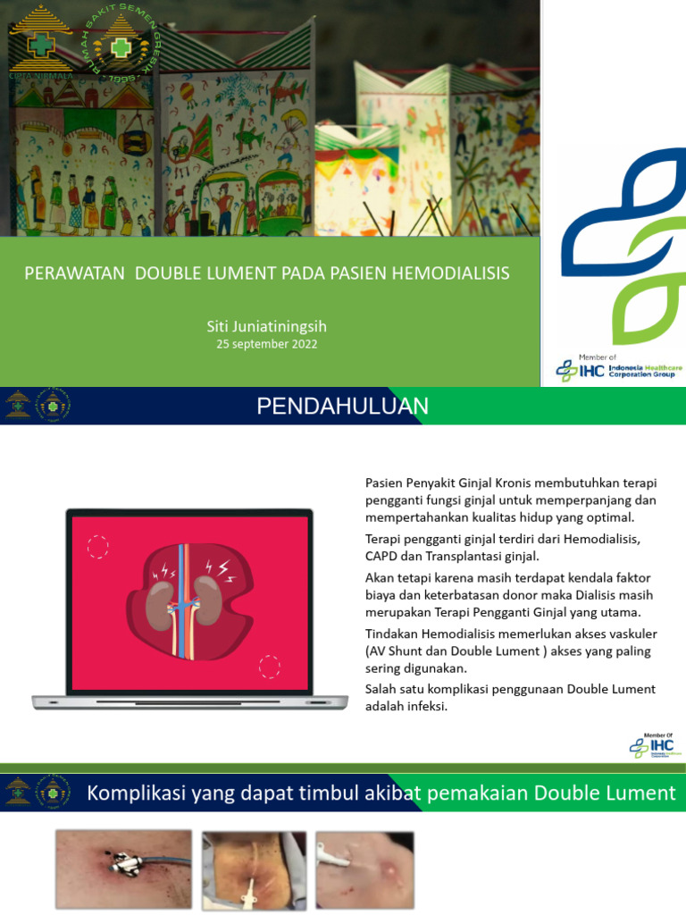 PERAWATAN DOUBLE LUMENT New | PDF