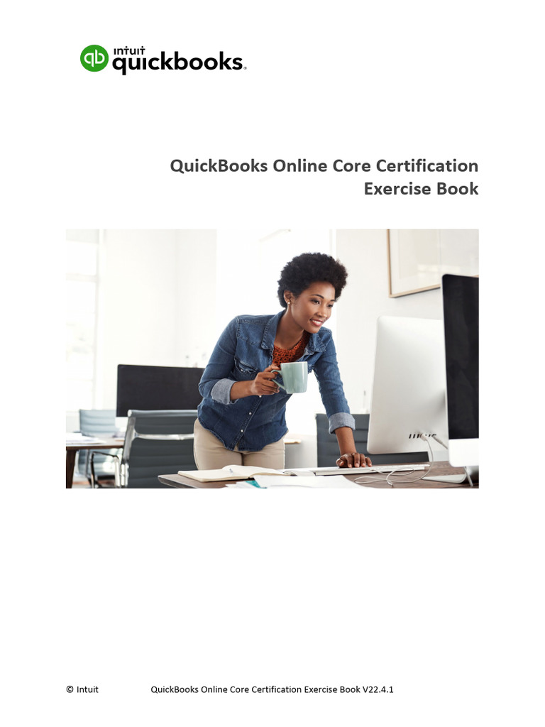 QuickBooks Online Core Certification Exercise Book V22.4.1 | PDF ...