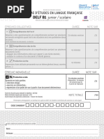 Delf b1 - Production Orale | PDF