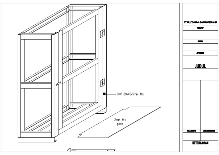 SOP Rak Tabung Oksigen Isometric | PDF
