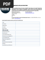 IMarEST Membership Application Form | PDF | Debit Card | Business