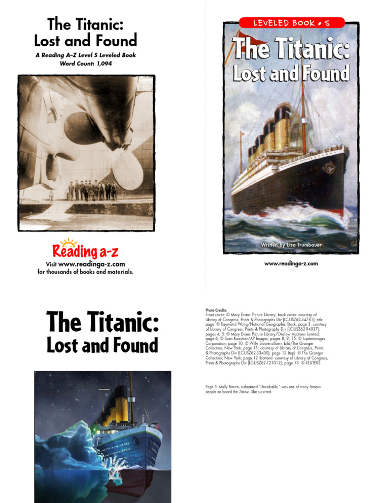 S The Titanic - Lost and Found | PDF