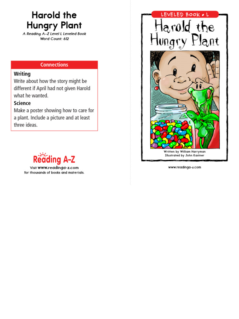L Harold The Hungry Plant | PDF
