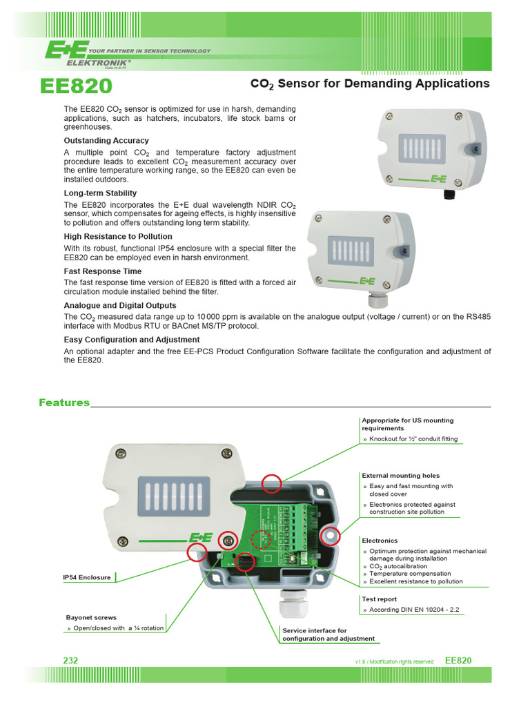 CO2 Sensor Information (1676517788572) | PDF | Sensor | Computer Engineering
