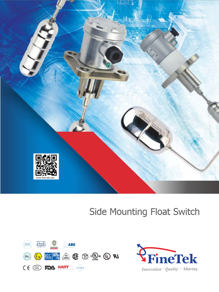 FFX Side Mounted Float SWITCH | PDF | Switch | Buoyancy