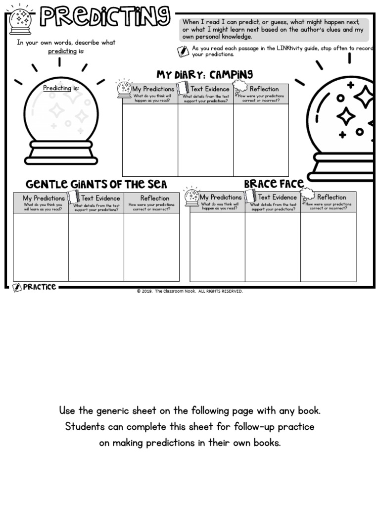 Predicting Student Recording Sheet | PDF | Learning | Cognition