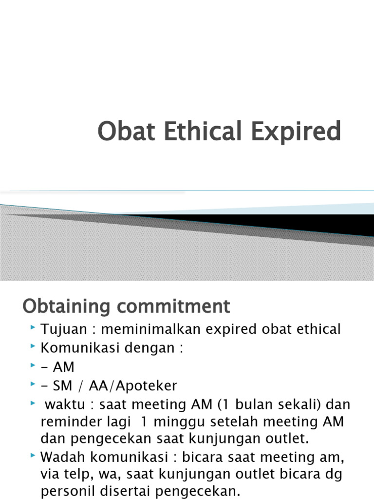 Minimalkan Obat Ethical Expired | PDF