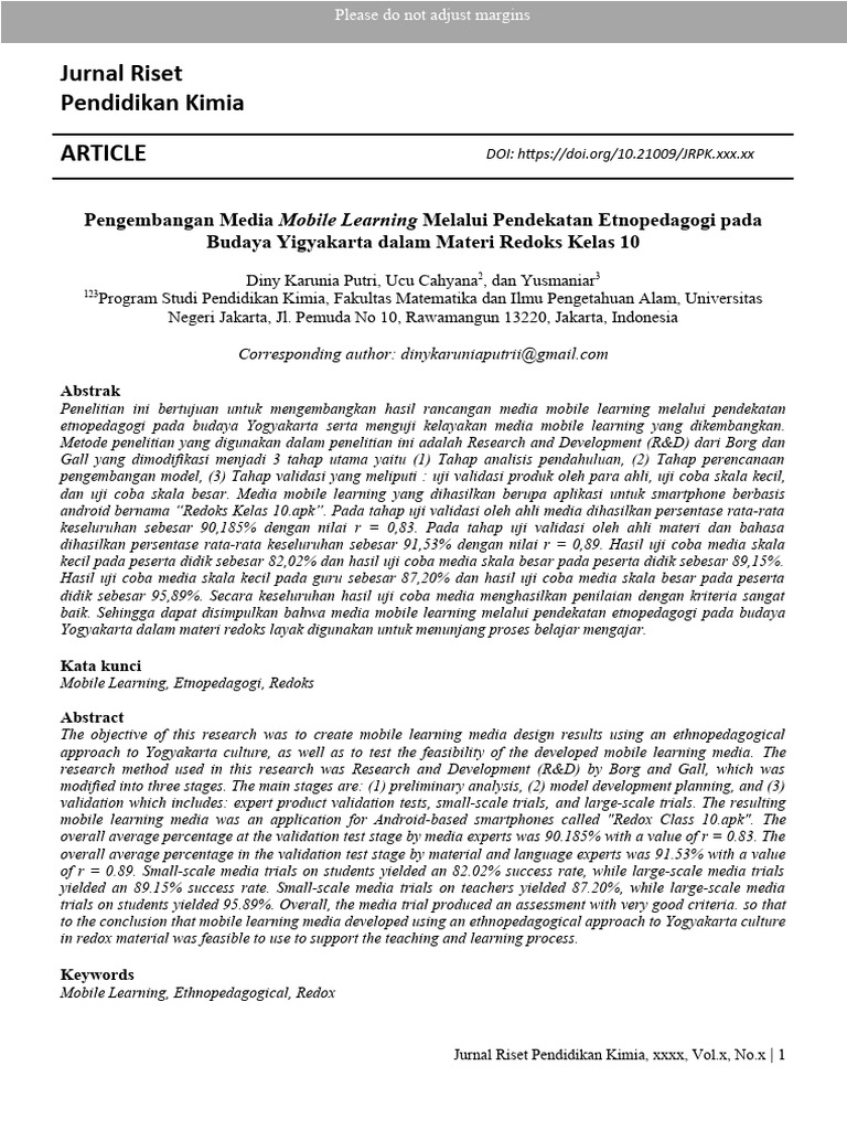 Article Template JRPK (Bahasa Indonesia) - SAGE-Vancouver (Brackets) | PDF