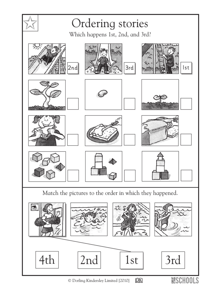 Ordering Stories: Which Happens 1st, 2nd, and 3rd? | PDF