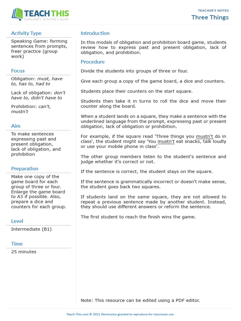 Three Things | PDF | Linguistic Morphology | Language Mechanics