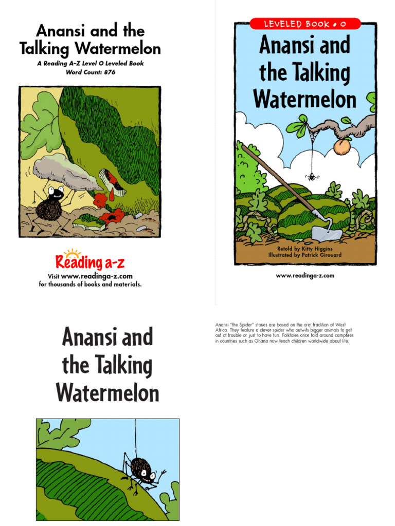 Anansi and the Talking Watermelon | PDF | Anansi