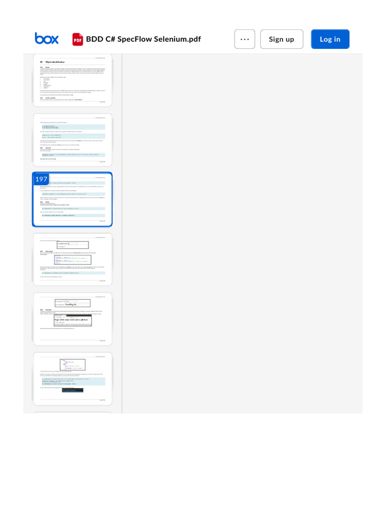 BDD C# Testing with SpecFlow | PDF