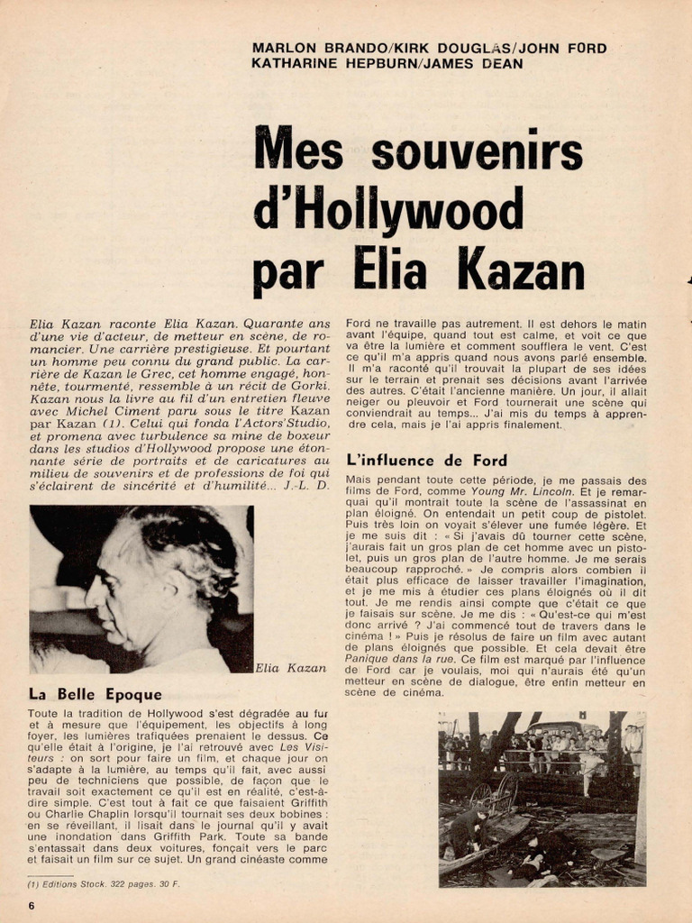 Elia Kazan | PDF