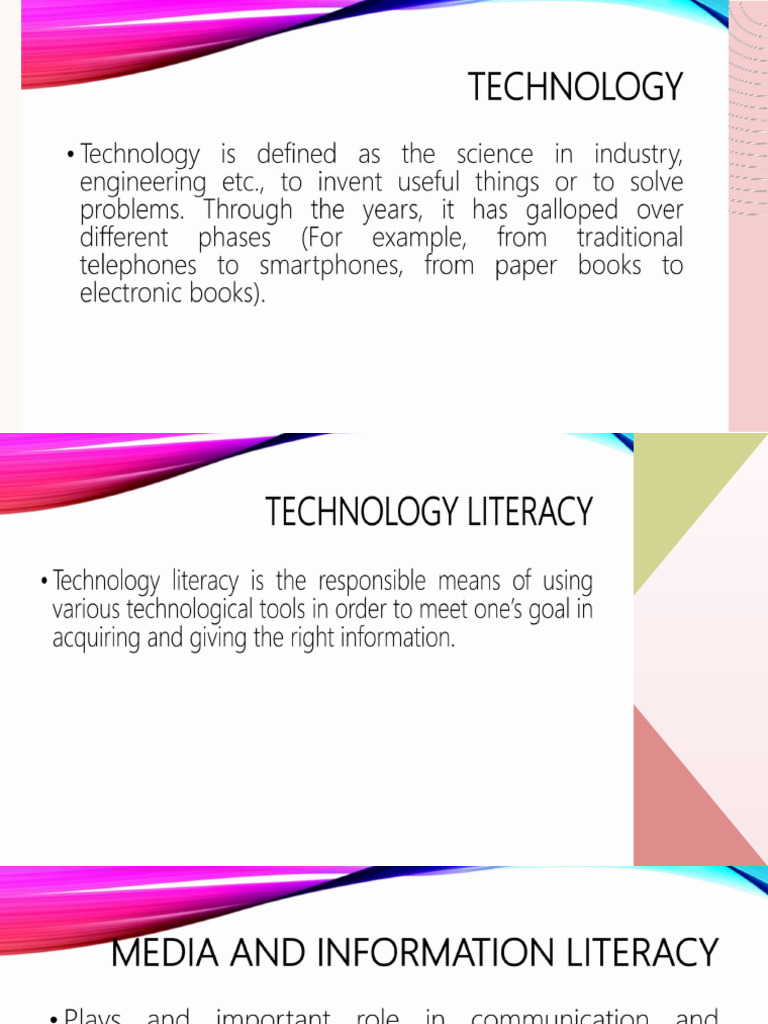 Technology Literacy | PDF