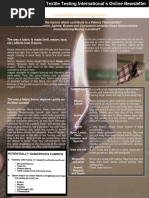 T168 Burn Test Chart | PDF | Rayon | Textiles