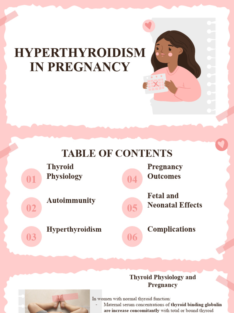 Hyperthyroidism in Pregnancy Guide | PDF | Hyperthyroidism | Thyroid Stimulating Hormone