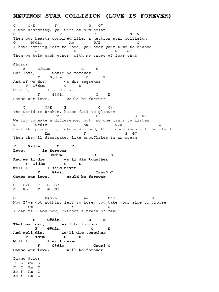 Neutron Star Collision Muse | PDF