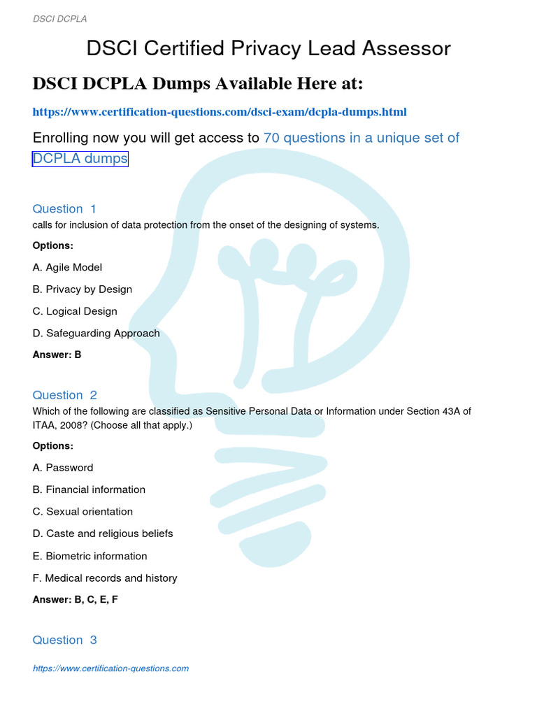 Dcpla PDF | PDF | Privacy | Information