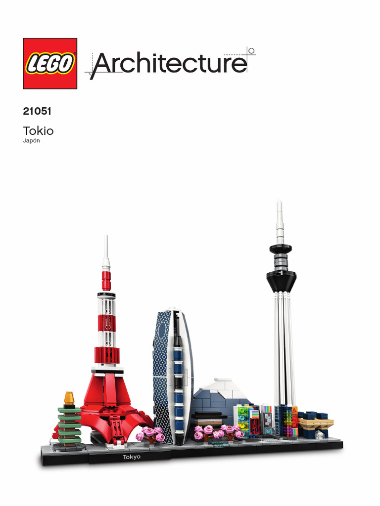 Manual Lego Tokyo 21051 - A - Digital Booklet - ES | PDF | Tokio