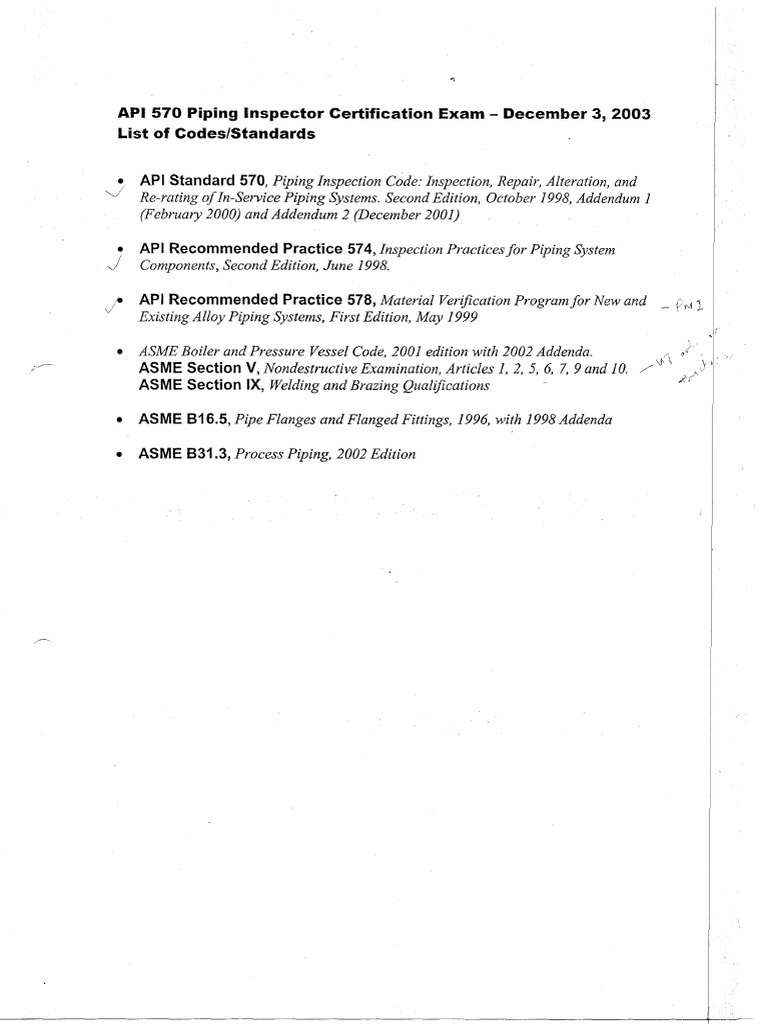 Api 570 Course Notespdf | PDF