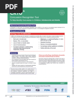 2023 - ACRM - Diagnositc - Criteria | PDF | Traumatic Brain Injury | Concussion