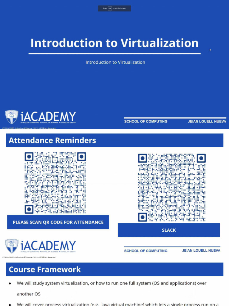 Introduction To Virtualization | PDF | Virtualization | Computing