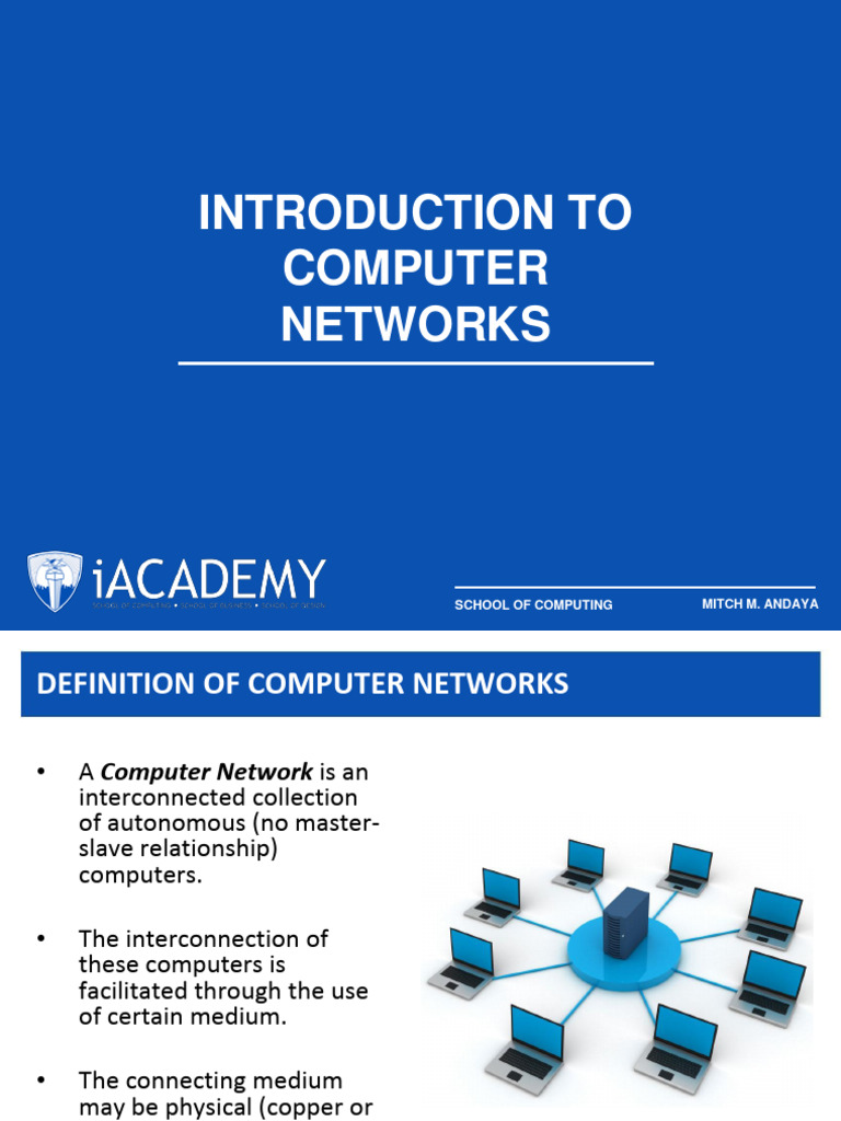 02 Introduction To Computer Networks | PDF | Computer Network | Server (Computing)