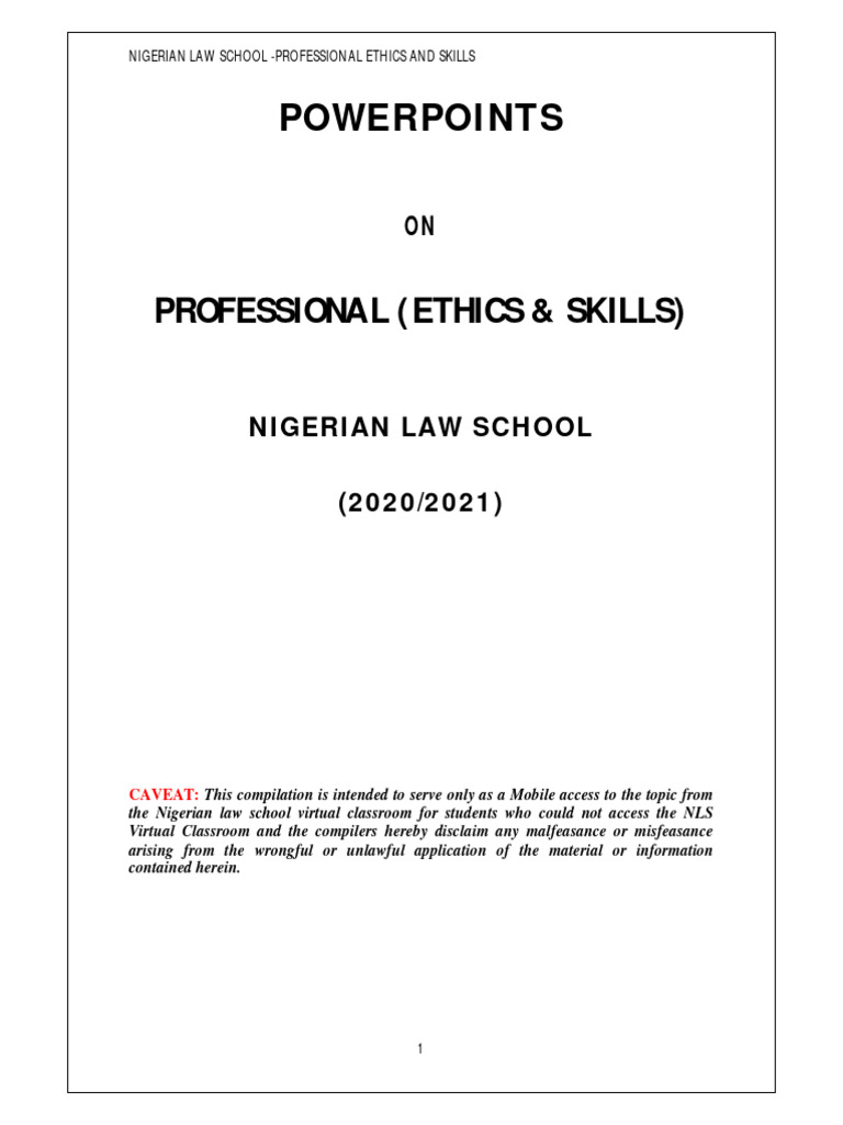 Power Point Professional Ethics Pdf Barrister Solicitor