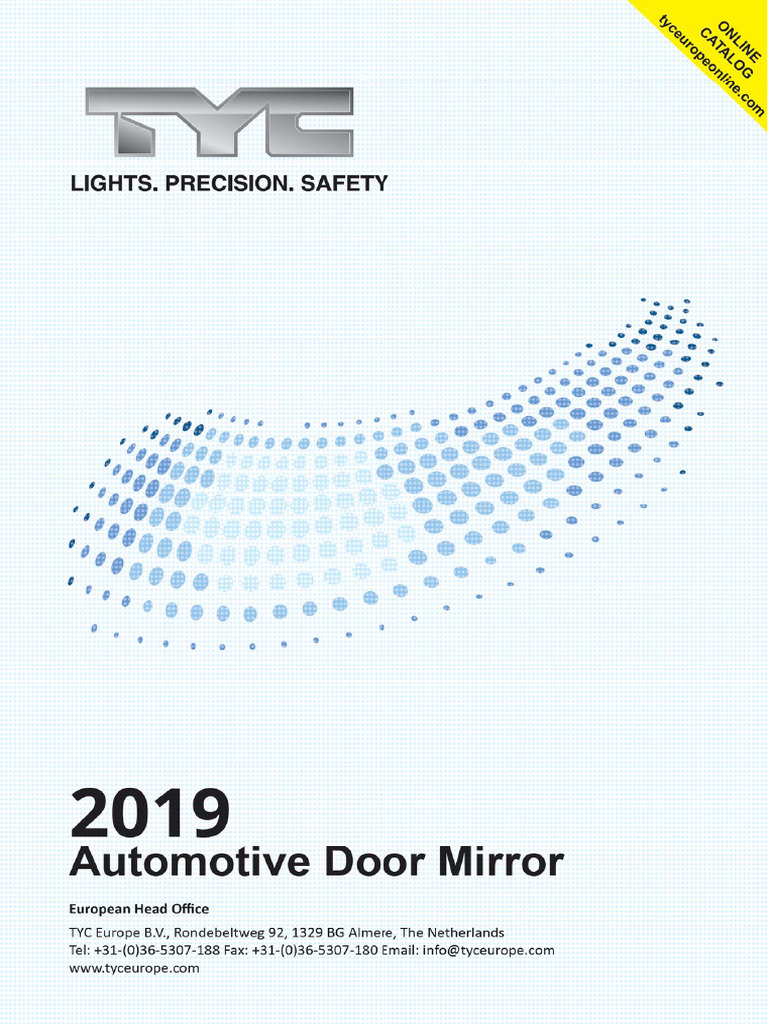 TYC Mirror Catalog 2019 | PDF | Wheeled Vehicles | Vehicle Technology