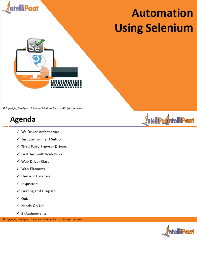 Module-2 Selenium Web Driver Automation | PDF