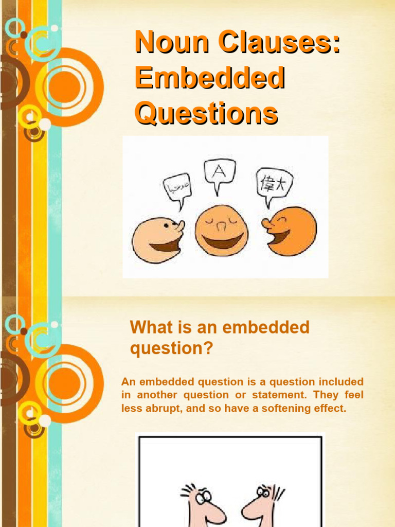 Embedded Questions | PDF