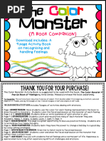 THE COLOUR MONSTER Text | PDF