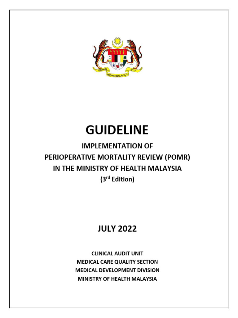 Guideline POMR Implementation 2022 | PDF