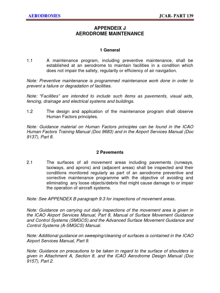 Appendix J | PDF | Runway | Airport