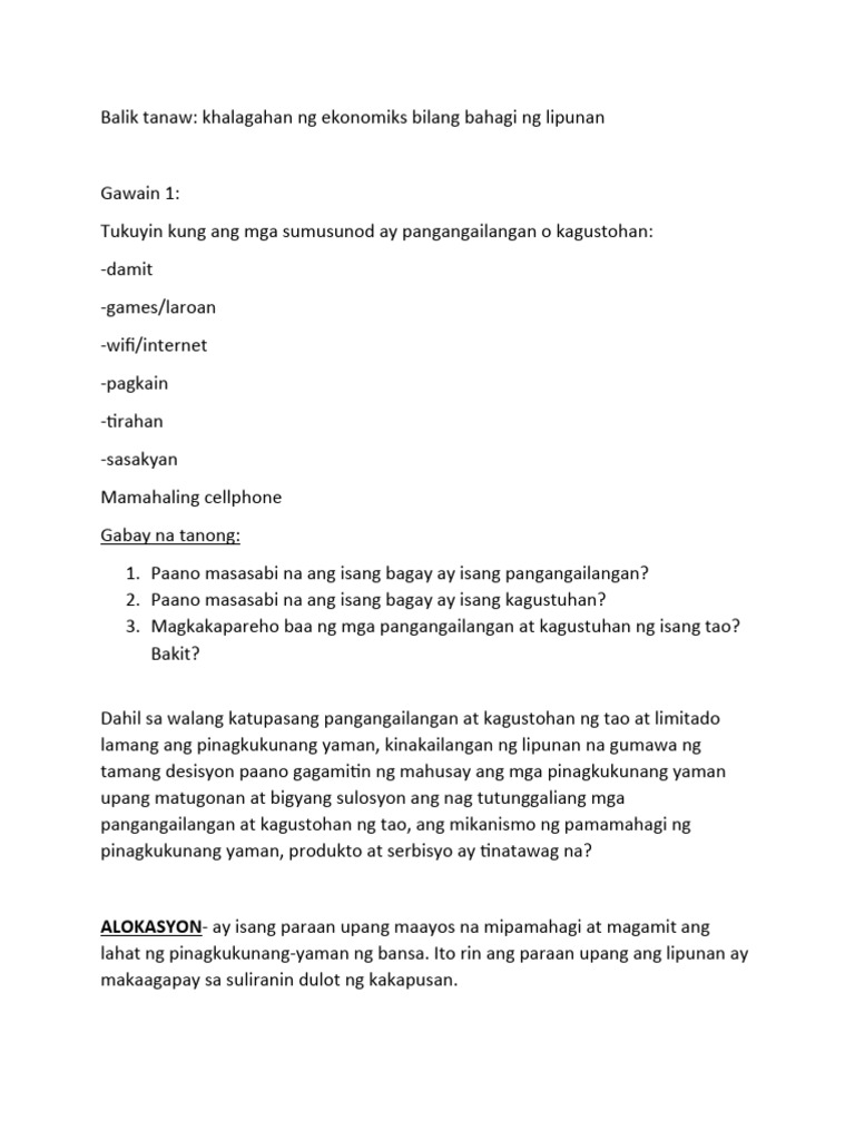 Balik Tanaw - Doc Grade9x | PDF