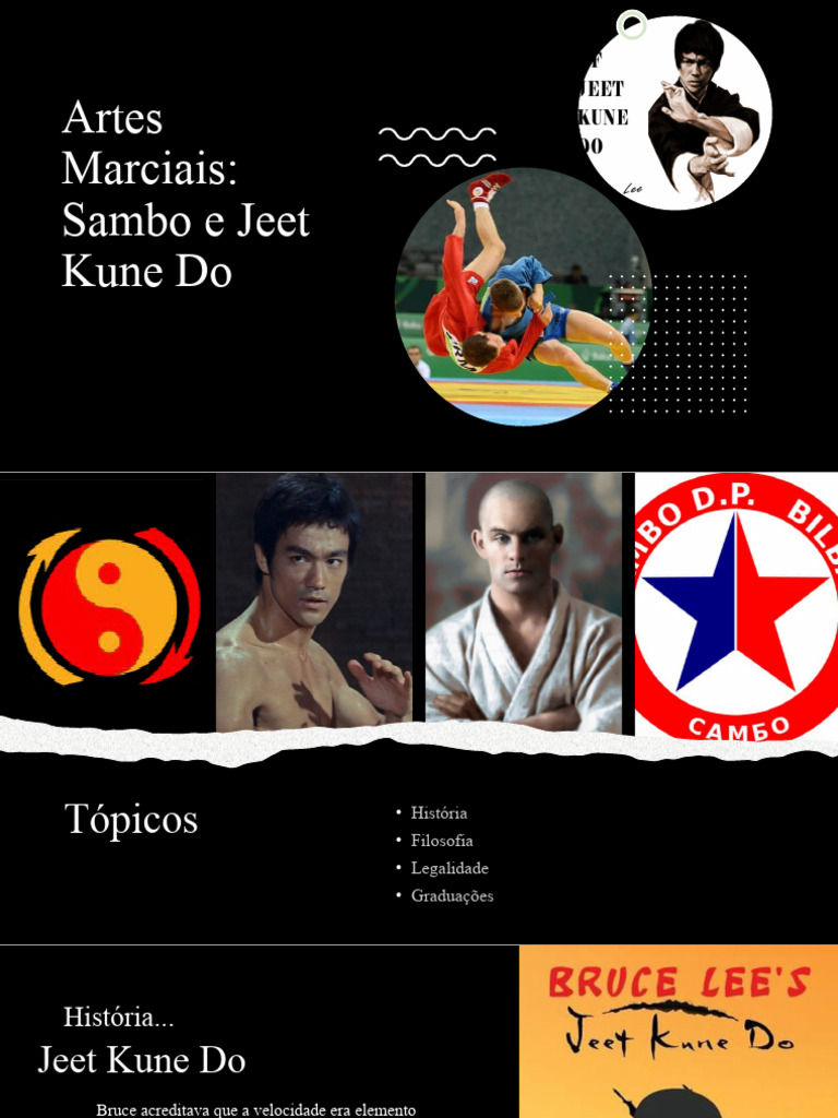 Artes Marciais - Sambo e Jeet Kune Do | PDF | Jeet Kune Do | Esportes ...