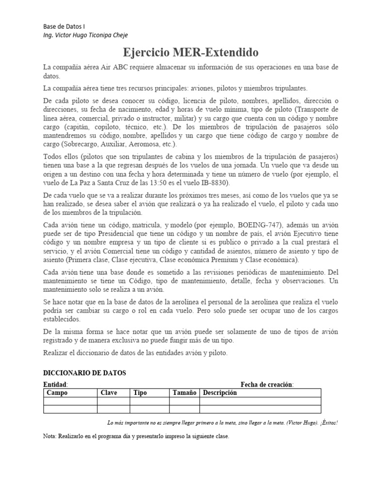 EJERCICIO2 | PDF | aerolíneas | Avión