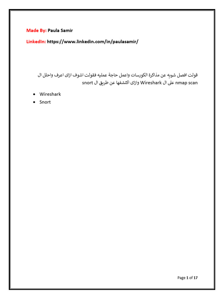 Detect Nmap Scan | PDF