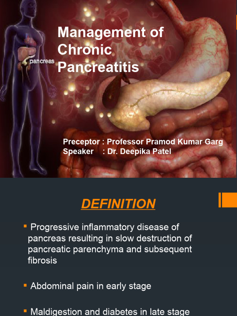Chronic Pancreatitis | PDF | Analgesic | Human Diseases And Disorders