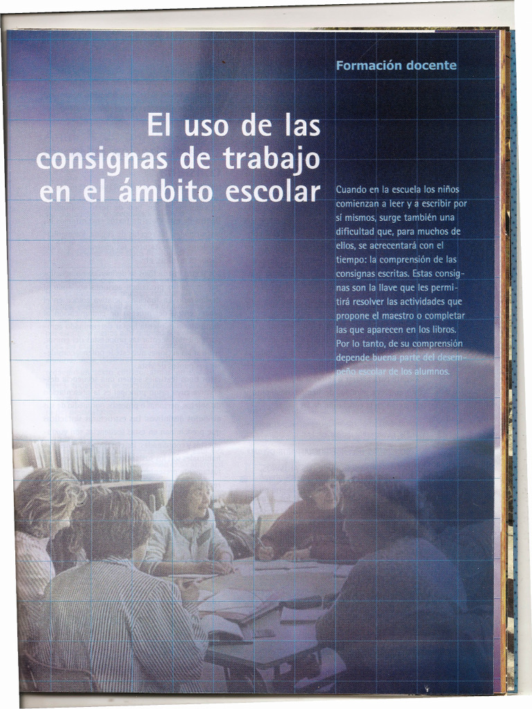 Castillo, Laura. El Uso de Las Consignas de Trabajo en El Ámbito Escolar | PDF | Lingüística